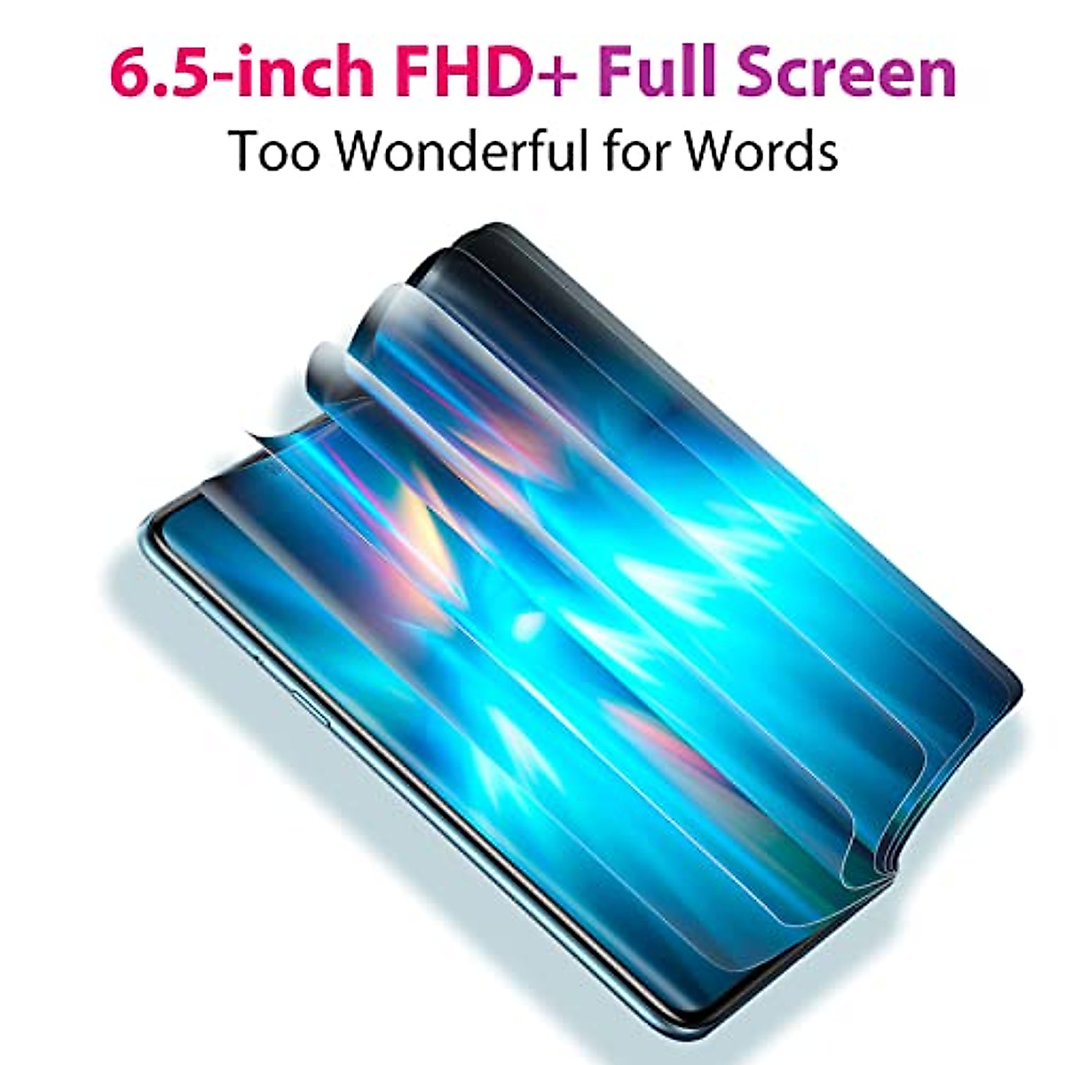 Ulefone Note 13P Unlocked Smartphones NFC, 6.5” FHD+ Display, 4GB+64GB, Android 11, 5180mAh, 20MP Main Rear Camera, Face Recognition, PPI & GPS Unlocked Cell Phone (Blue)