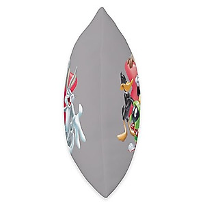 Looney Tunes Bugs Bunny and Friends Star Throw Pillow, 18x18, Multicolor