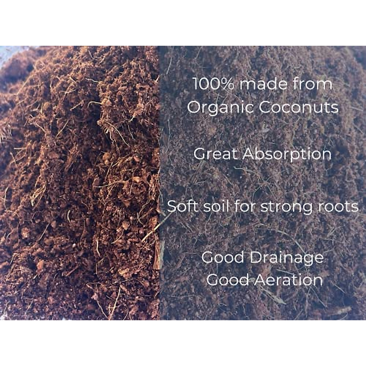 Southside Plants Coco Peat Coconut Substrate for Garden Potting Soil - 100% Organic & Eco-Friendly 1.4 lb Brick for Indoor & Outdoor Flowers & Plants Growth – 650 Grams