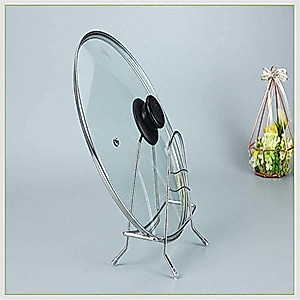 DRNKS Pot Lid Standing Pot Pot Lid Lid Rack Rack Spoon Rack Kitchen Accessories Shelf Lid Pot Rack Spoon Rack Pot Lid Suitable for Kitchen