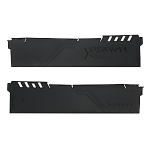 SJZBIN Memory RAM Cooler 2PCS Black Cooling Vest Fin Heat Sink Radiation Dissipate for DIY PC Game DDR DDR2 DDR3 DDR4