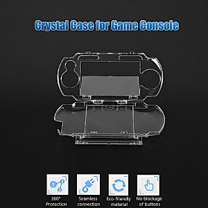 Universal Protective Case, Made of PC Material, Excellent Workmanship, Light Transmission, Shockproof, Anti Pressure, Anti Scratch Suitable for PSP2000 PSP3000