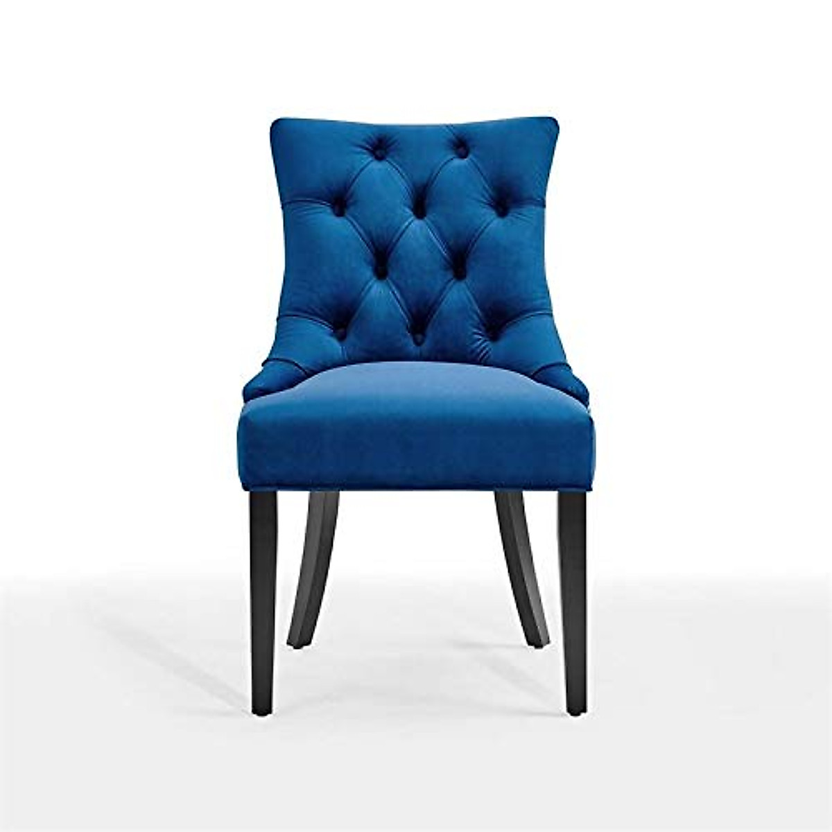 Modway Regent Tufted Performance Velvet Dining Side Chairs - Set of 2, Navy
