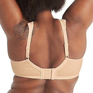 PLAYTEX Womens 18 Hour Side & Back Smoothing Wireless Bra, Cool Comfort Wire-free Single Or 2-pack Bras, Nude, 38DDD US