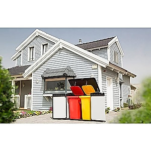 Keter Premier XL Outdoor All Weather Deck Backyard Patio Garden Shed Container with Lid, Light Grey