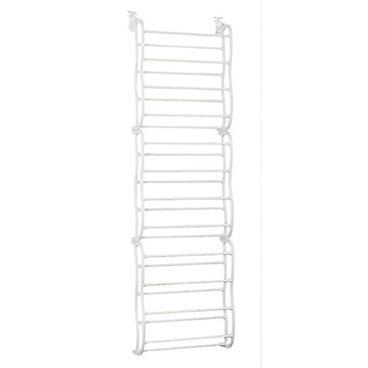 GPCT Over The Door Wall Hanging 36-Pair Shoe Rack. Fits Over Standard-Size Doors, 12 Shelves Design, Holds Sneakers, Heels, Sandals, Low Boots. Shelf Closet Wall Hanging Organizer Storage Shoe Stand