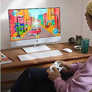 HP Pavilion 27 All-in-One Desktop 1TB SSD 32GB RAM Win 11 PRO (Intel Core 13th Generation i9-13900K Processor - 3.00GHz Turbo Boost to 5.80GHz, 1 TB SSD, 32 GB RAM, 27-inch FullHD) PC Computer