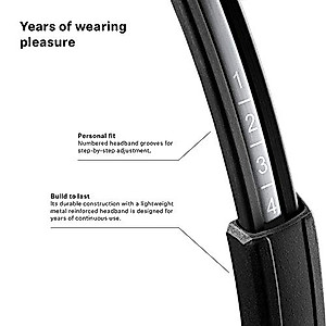 Sennheiser SC 260 USB MS II (506483) - Single-Sided Business Headset | For Skype for Business, Softphone, and PC | with HD Sound, Noise-Cancelling Microphone (Black)