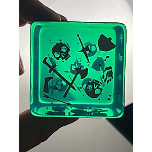 Massive Gelatinous Cube 51mm Die / Dice / Mini with Dice Bag by Severed Books