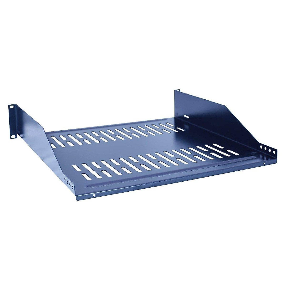 RAISING ELECTRONICS 19inch 2U Relay Rack Mount Cantilever Network Shelf 12inch Deep 40LBs Capacity