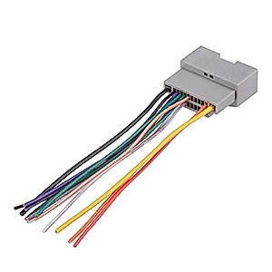 Bingfu Stereo Harness for Select 05-10 Chrysler Dodge Jeep Vehicle Models Car Stereo Radio Wiring Harness with Antenna Adapter DA62