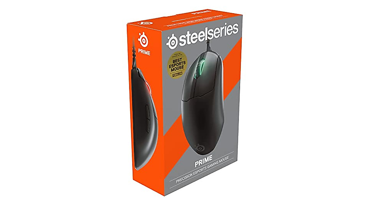 SteelSeries Prime - Esports Performance Gaming Mouse – 18,000 CPI TrueMove Pro Optical Sensor ...
