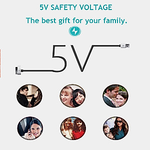 HoFire USB Heating Winter Gloves Women Hand Warm Gloves USB Heater Fingerless Warmer Mitten Gloves (Black)