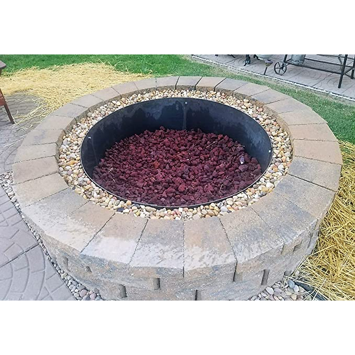Higley Welding Steel Fire Pit Ring Liner 60" x 14"