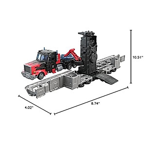 Transformers Toys Generations Legacy Series Leader G2 Universe Laser Optimus Prime Action Figure - Kids Ages 8 and Up, 7-inch