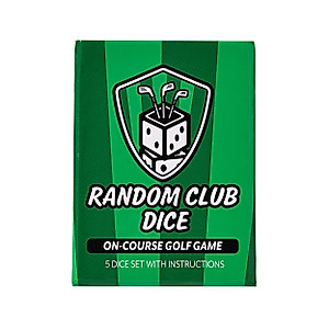 Random Club Dice On-Course Golf Game from Fore! Cards | Fun & Challenging Golf Game | Perfect for Golfers of Any Skill Level