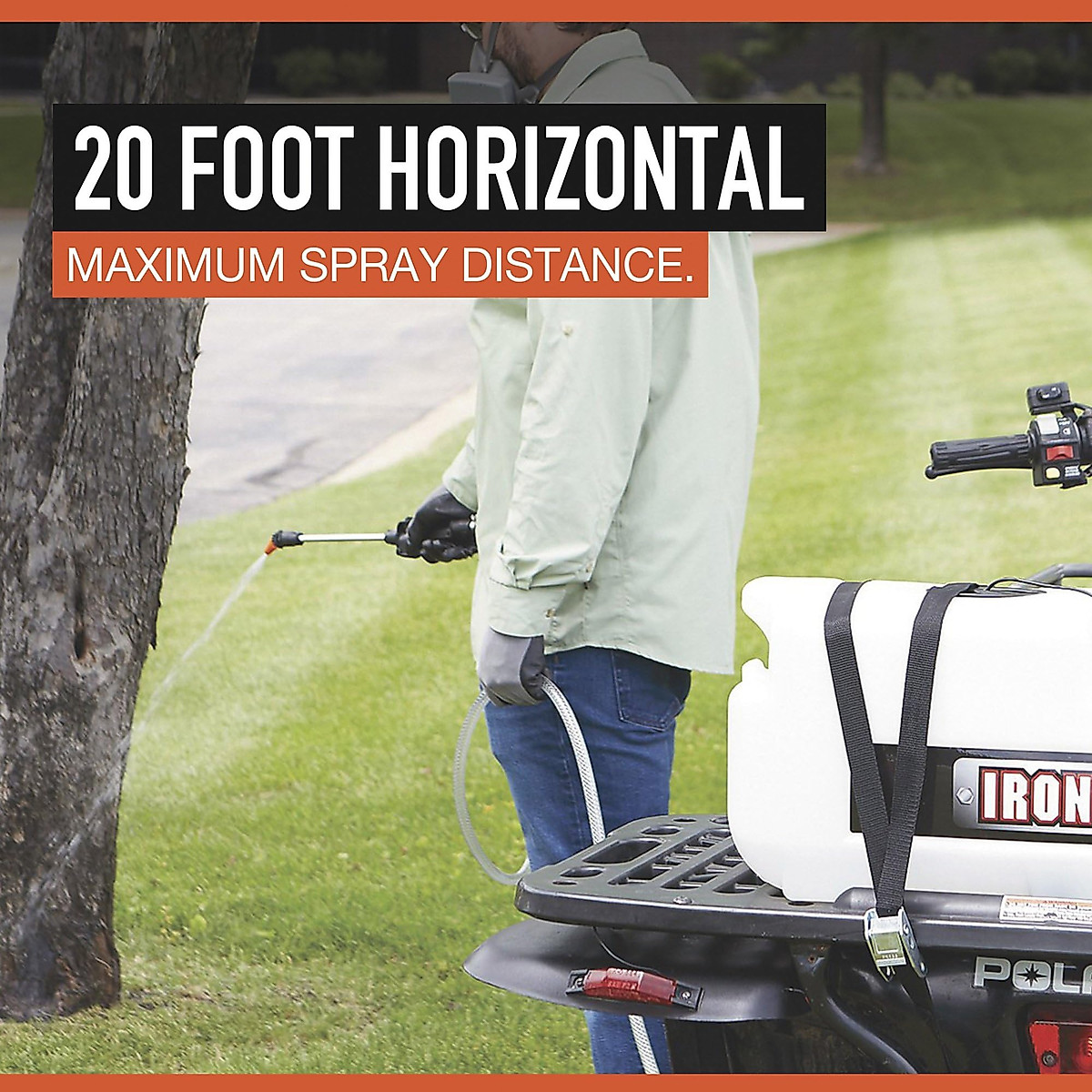 Ironton ATV Spot Sprayer - 8-Gallon Capacity, 1 GPM, 12 Volt