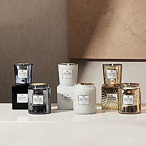 Voluspa Bourbon Vanille Candle | Large Glass Jar | 18 Oz | 100 Hour Burn Time | All Natural Wicks and Coconut Wax for Clean Burning | Vegan