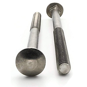 Carriage Bolt 18-8 Stainless Steel 1/2"-13 x 8 Qty-25