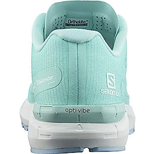 Salomon Sonic 4 Balance Running Shoes for Women, Tanager Turquoise/White/Kentucky Blue, 12