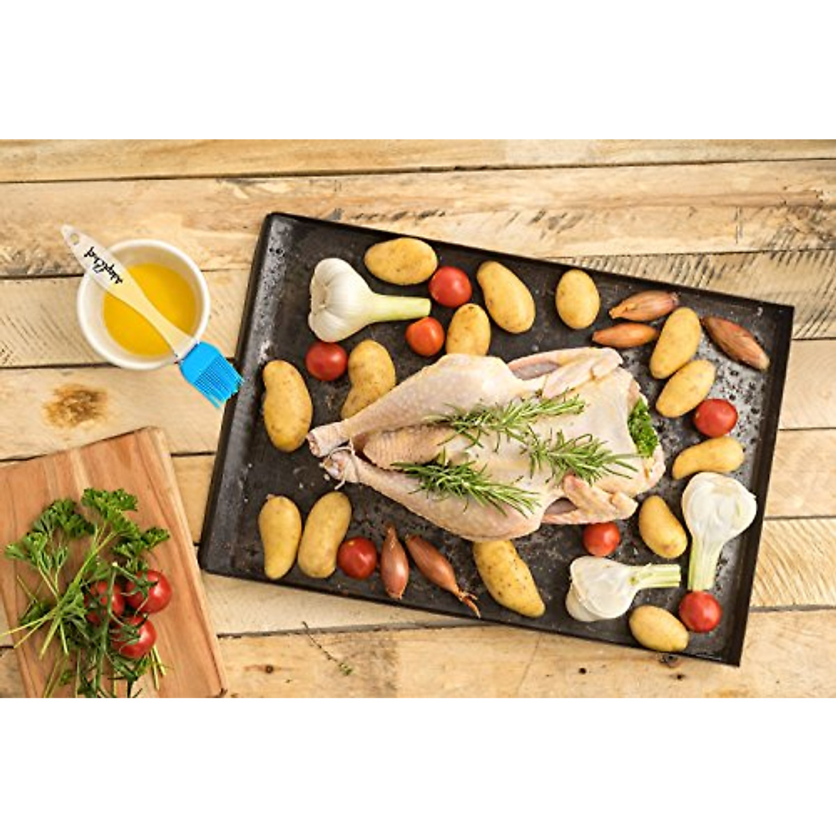 Silicone Basting & Pastry Brushes by AdeptChef, Great for BBQ Meat, Cakes & Pastries – Heatproof, Flexible & Dishwasher Safe, EASY Clean, Food Grade, BPA Free, BUY YOUR SET OF 4 TODAY!