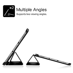 Fintie Slim Shell Case for Samsung Galaxy Tab S2 8.0 - Ultra Lightweight Protective Stand Cover with Auto Sleep/Wake Feature, Black