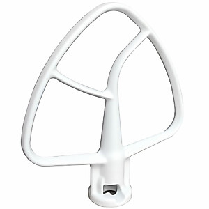 Replacement K45B Coated Flat Beater for Kitchenaid Stand Mixer, Compatible with 4.5 QT Tilt-Head Stand Mixer KSM90,K45