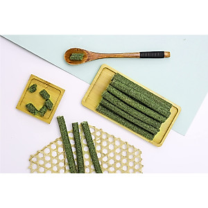 DAMPET Natural Timothy Hay Sticks, Natural Apple Sticks, Timothy Molar Rod for Small Animals, Rabbits Hamsters Guinea Pigs Gerbils Groundhog Squirrels(20pcs) (Timothy)