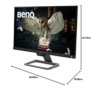 BenQ EW2780 27-inch 1080p Eye-Care IPS LED Monitor 75Hz, HDRi, HDMI, Speakers, Black (Renewed)