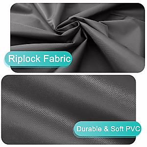 ABCCANOPY Stackable Seat Cover Furniture Cover Outdoor Waterproof Chair Cover Windproof and Dustproof Tear and Uv Resistance Universal Chair Cove 38x35x20x31 Grey