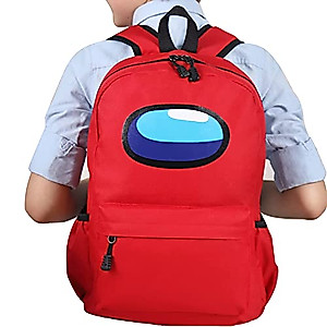 Itsuki Nakano Boys Backpack for School 17 Inch, Us Gamer Backpacks Laptop Backpack Bookbag Travel Back Pack Lightweight Waterproof for Student Work Casual Daily Use (Red)
