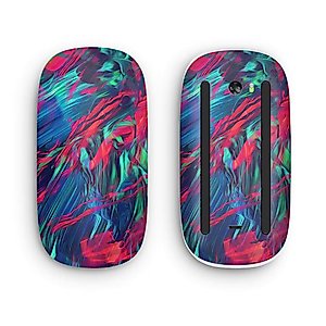 Design Skinz Liquid Abstract Paint Remix V4 Vinyl Decal Compatible with The Apple Magic Mouse 2 (Wireless, Rechargable) with Multi-Touch Surface