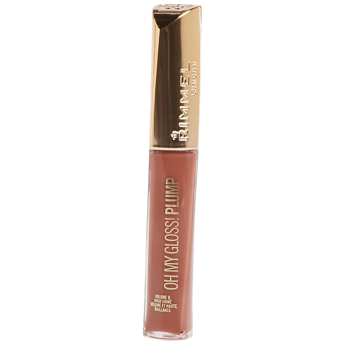 Rimmel Stay Plumped Lip Gloss, 759 Spiced Nude, Pack of 2