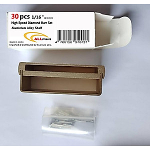 High Speed Diamond Bur Set with Aluminium Alloy Shelf