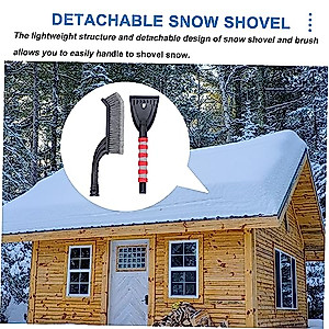 YARNOW 2 pcs Snow Shovel Winter ice Scraper car Snow Remover Frost Shovel Scraper Squeegee for car Windows Broom Outdoor car Window Squeegee Ice Removal Scraper Ice Removal Shovel abs