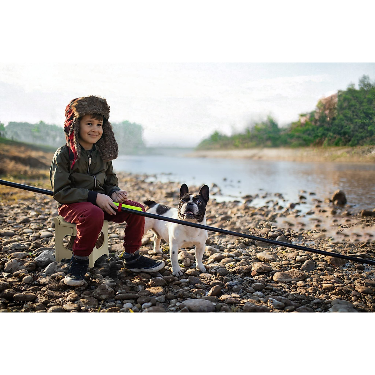 Onmaru Mini Folding Stool, 9inch Small Portable Folding Chair for Adults and Kids, Camping Stool, Lightweight Outdoor Chair for Camping Fishing Hiking Picnic Traveling Golf