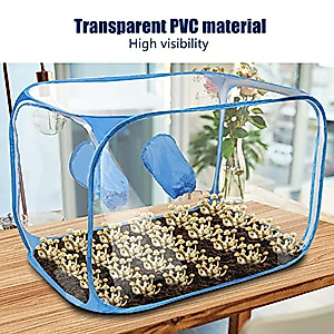 Litytlen Portable Mushroom Growing Tent-Spore Fungus Fume Hood Propagation Stations.