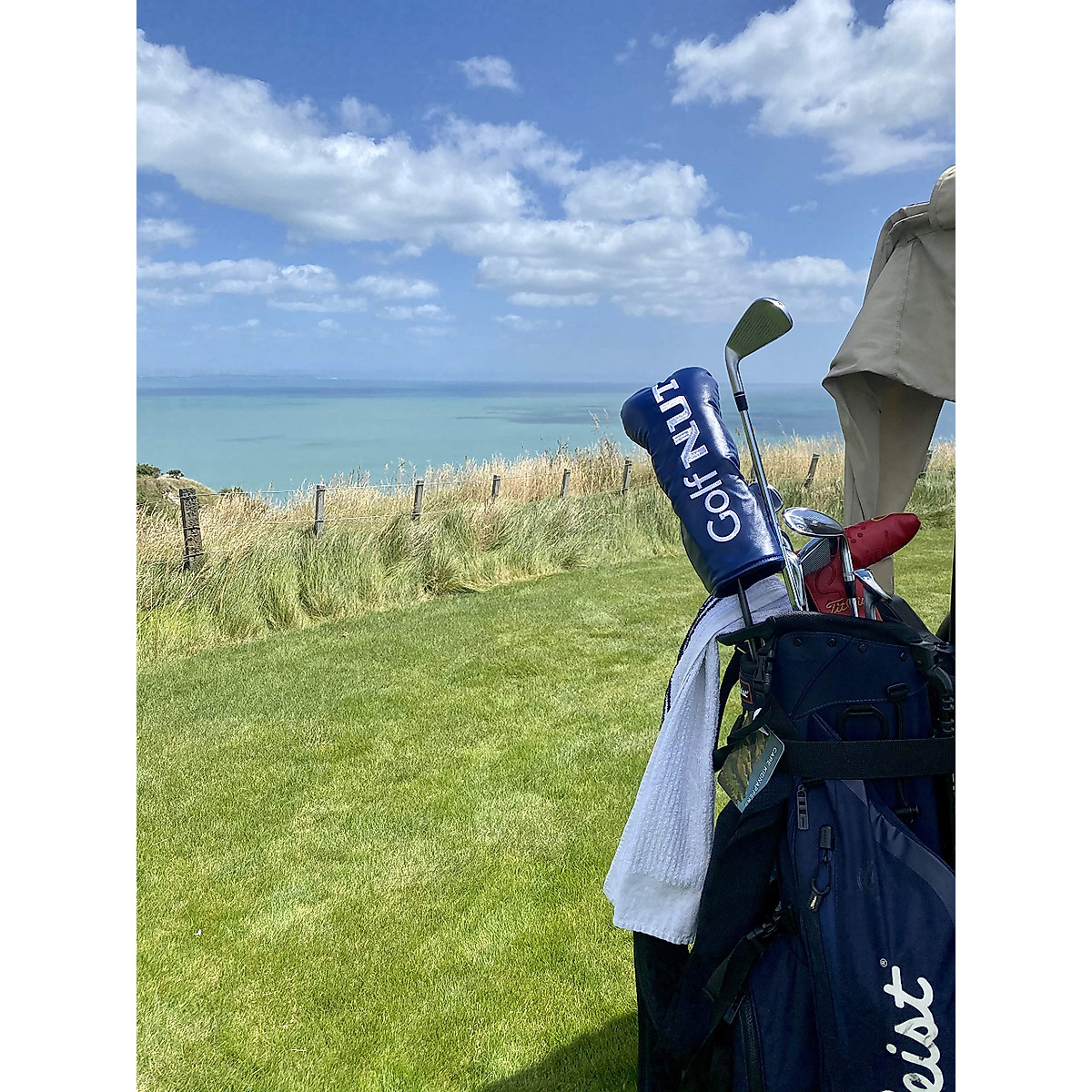 Golf Nut Special Edition Embroidered Driver Headcover for The Avid Golfer or Stocking Stuffer!