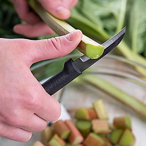 RADA Granny Paring Knife, Black Handle, Pack of 2