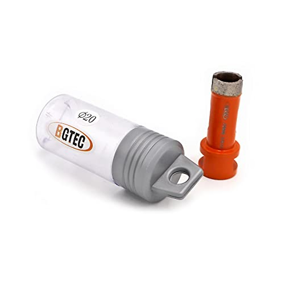 BGTEC Diamond Core Drill Bit, 2pcs 3/4" 20mm Hole Saw with 5/8-11 Thread Welded Diamond Wet Drilling for Marble, Granite, Artificial Stone, Ceramic Tile