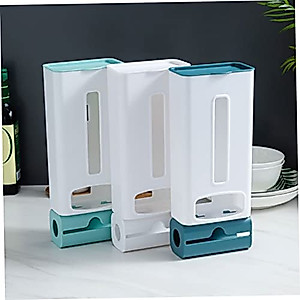 Cabilock 5pcs bag storage box plastic bag organizer grocery bag holder Wall Mount Grocery Bag Dispenser bag dispenser holder storage bag holder hanging garbage dispenser bags extractive
