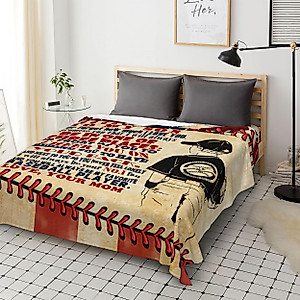 Baseball Gifts, Baseball Gifts for Boys, Baseball Gifts for Men, Baseball Blankets, Christmas Blanket Gifts for Son Birthday Graduation, Son Gifts from Mom 60"x 50" (Baseball Gifts for Boys, 60"x 50")