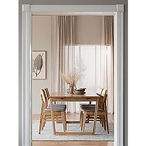 'Giddings' Dining Table. All solid Hardwood. Highest quality on Amazon.