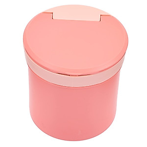 KICHOUSE 3pcs Soup Bowl Soup Cups with Lids Microwavable Mason Jar Soup Mug with Handle Travel Cups with Lids Microwavable Travel Mug With Cover Student Glass Bottle Plastic Pink