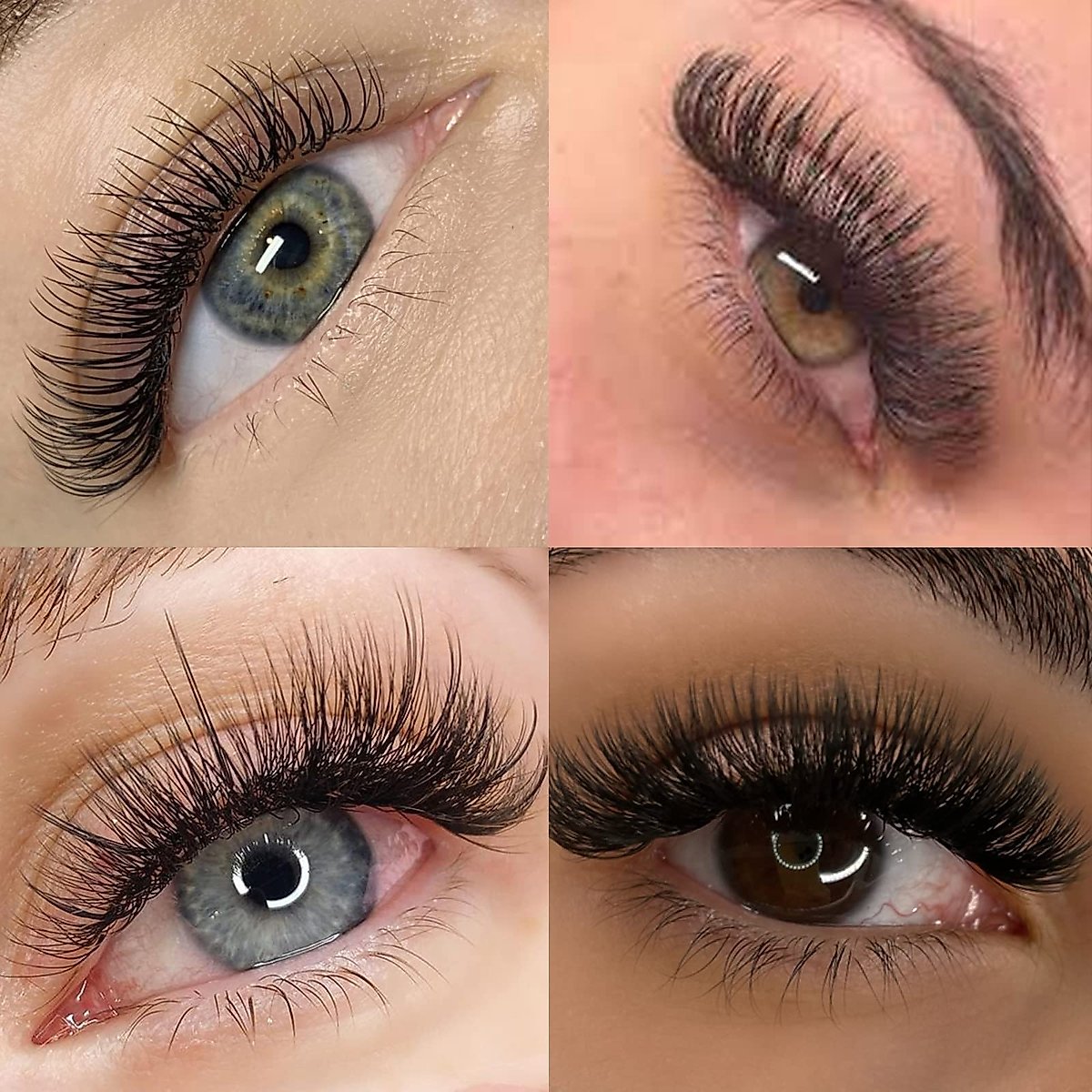DF Lash Extension Volume Lashes Extension 0.05 CC Curl 15-20mm Mixed Tray Individual lash Extensions Classic Lash Extensions Soft Matte Black Single Eyelashes Professional Salon Use
