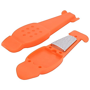 BORDSTRACT Bike Tire Lever, Pocket Multifunction Bike Tire Repair Tool, Tire Lever and Rasp, for Road Bike, Mountain Bike Emergency Tire Repair(Orange)