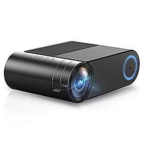 ZLXDP YG420 Mini Projector Native 720P Portable Video LED for 1080P Multi-Screen Smartphone YG421 Projector (Size : YG420 Basic Version)