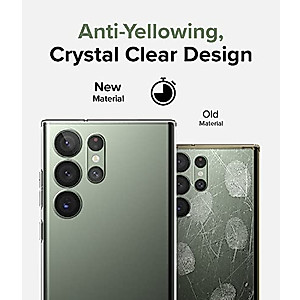 Ringke Air [No-Case Feel] Compatible with Samsung Galaxy S23 Ultra Case, Clear 5G Slim Cover, Transparent Flexible Lightweight Thin Cover Designed for S23 Ultra Case - Clear