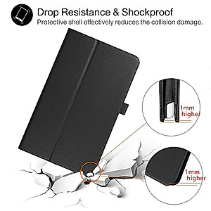 SAMSUNG 2021 Galaxy Tab A7 Lite 8.7" (WiFi + Cellular) 32GB 4G LTE Tablet (Makes Calls) Unlocked, International Model Bundle – PU Leather Case, Screen Protector, Stylus and 32GB microSD Card [Gray]