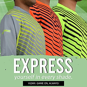 Vizari Arroyo Youth Soccer Goalkeeper Jersey for Youths | Shock Absorbing Long Sleeve Goalie Jersey (US, Alpha, Large, Regular, Green/Black)